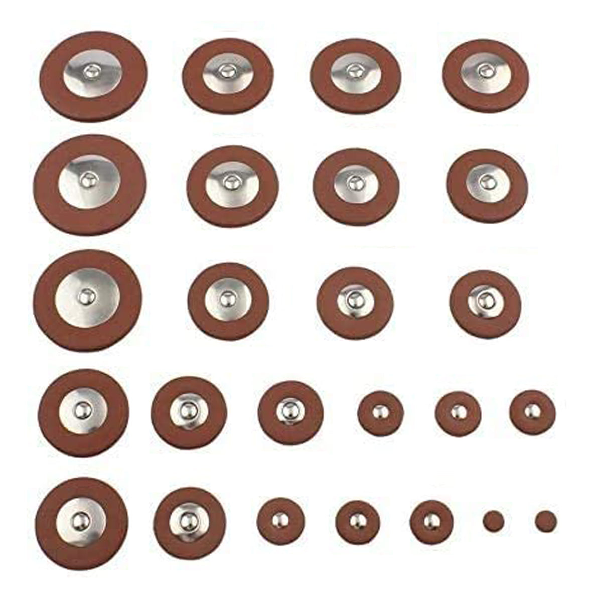 Tenor Saxophone Leather Pads Replacement (25 pcs) – Adore Pro